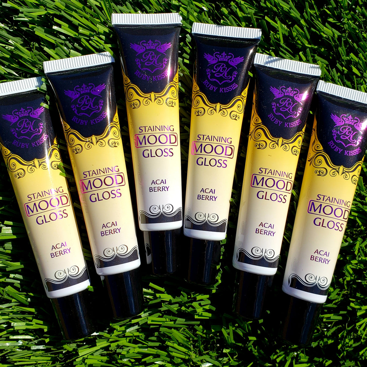 Ruby Kisses Staining Mood Gloss - Acai Berry – Lipgloss Universe